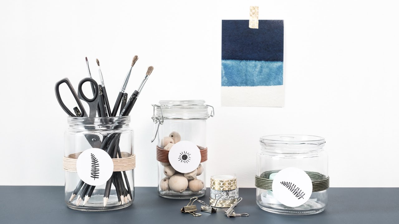DIY : Storage jars with dainty details by Søstrene Grene - YouTube