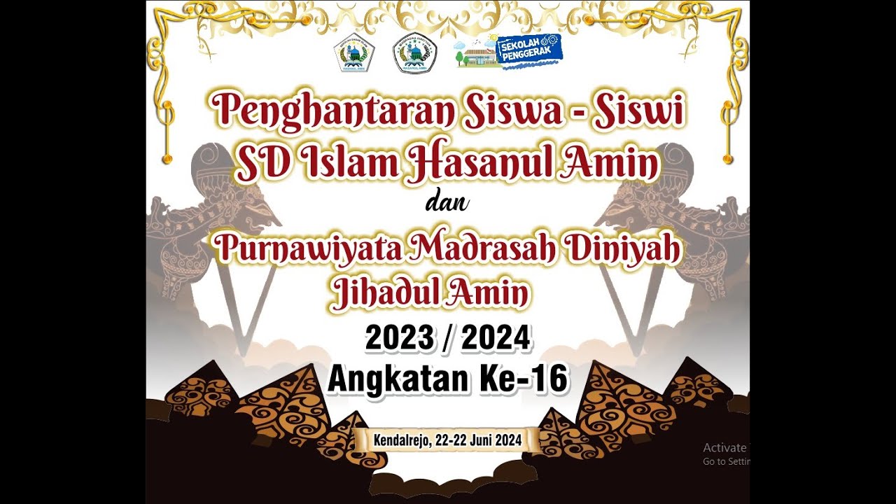 Penghantaran siswa kelas 6_SDI Hasanul Amin Blitar_2023/2024 - YouTube