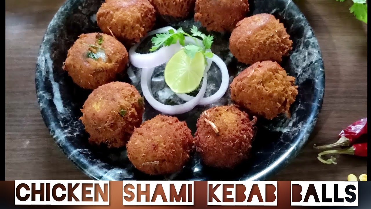 Chicken Shami Kabab Balls- Eid Special | Eid Mubarak| Chicken Snack ...