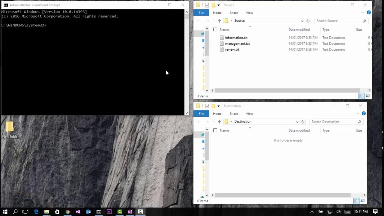 Command Prompt - How to cut, move and delete files using Command Prompt - YouTube