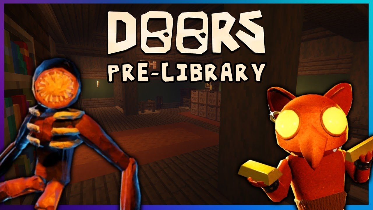 [Tutorial] ROBLOX DOORS - How to build the Pre-Library in Minecraft ...