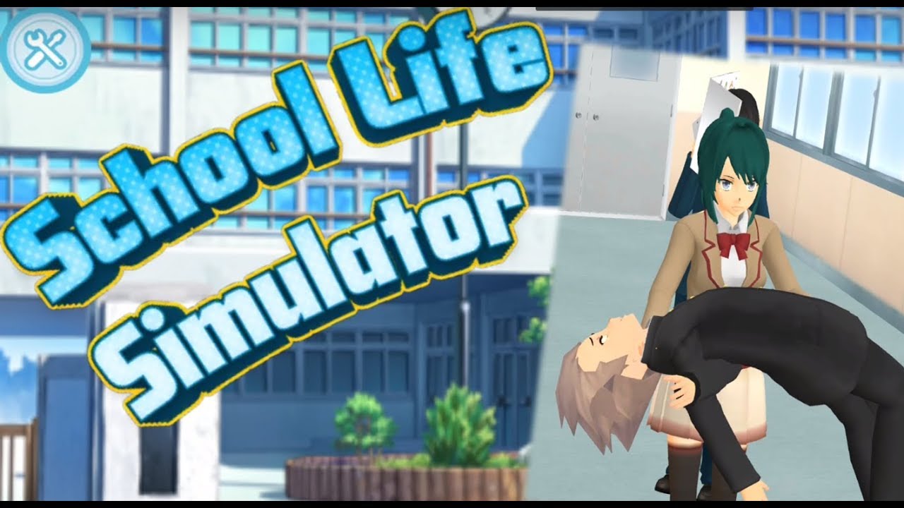 [School Life Simulator] FIRST GAMEPLAY & ENJOYING IT WOW - YouTube
