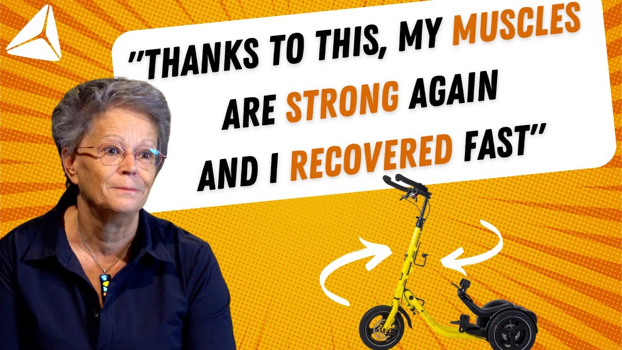 "Thanks to the Me-Mover my muscles are strong, so I recover fast ...