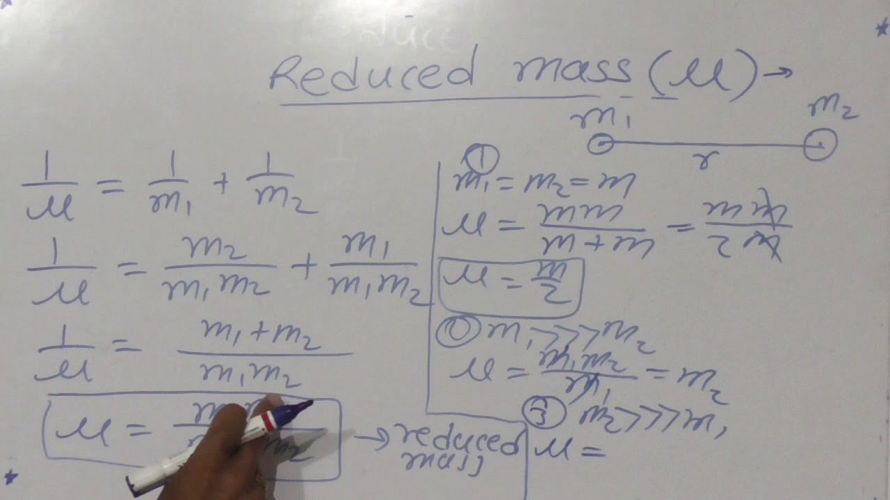 Reduced mass part 3 - YouTube