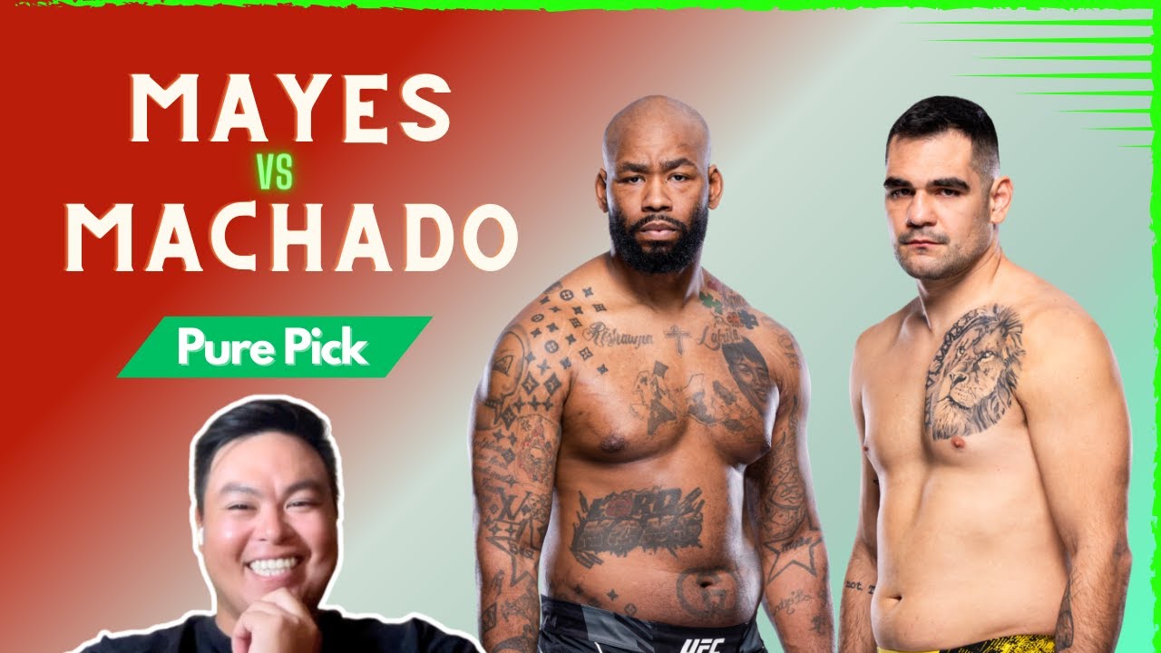 UFC Vegas 91 - Don'Tale Mayes vs Caio Machado PREDICTION - YouTube