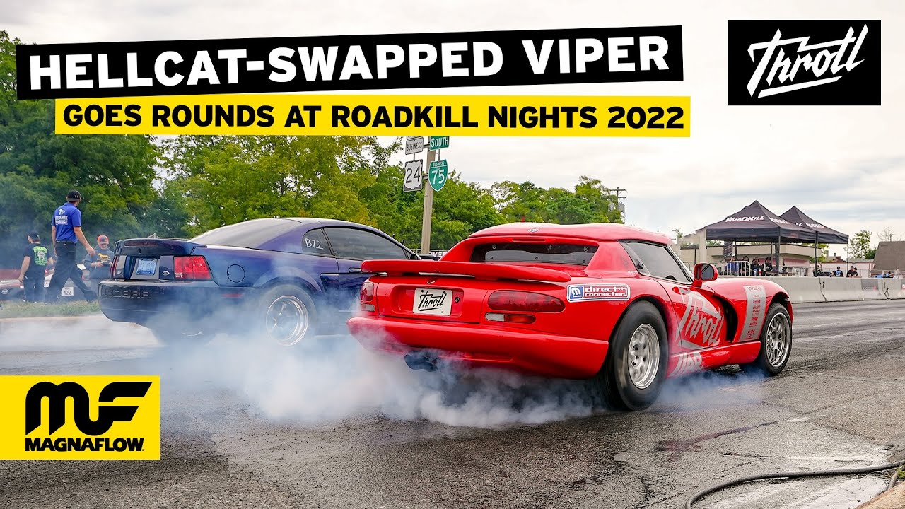 Throtl Hellcat-Swapped Dodge Viper Makes it to Finals at RoadKill ...