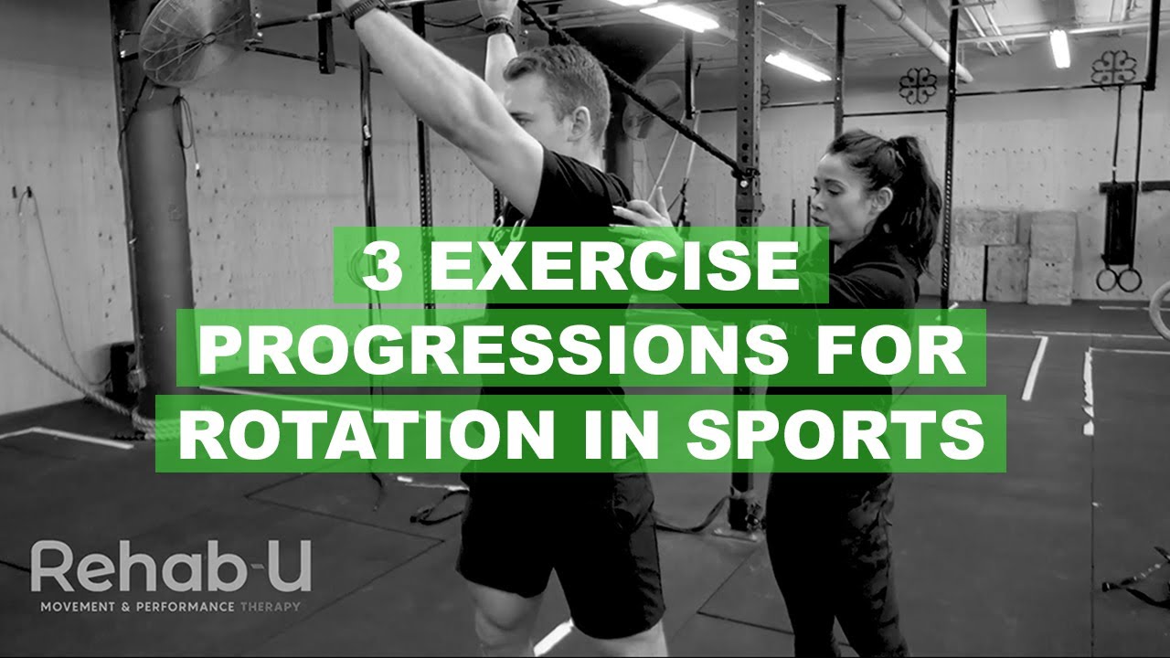 Rotation in sports – 3 Loaded exercise progressions for maximum ...