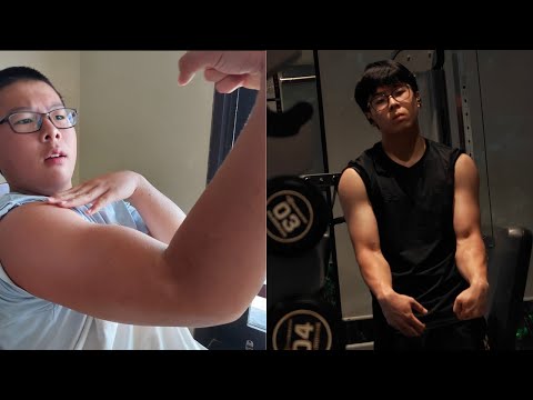 1 Year Natural Arm Wrestling Transformation 14yo-15yo 