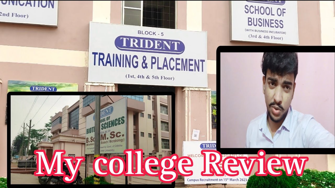 Trident academy of technology|| My college review|| Ojee 2023 Mca ...
