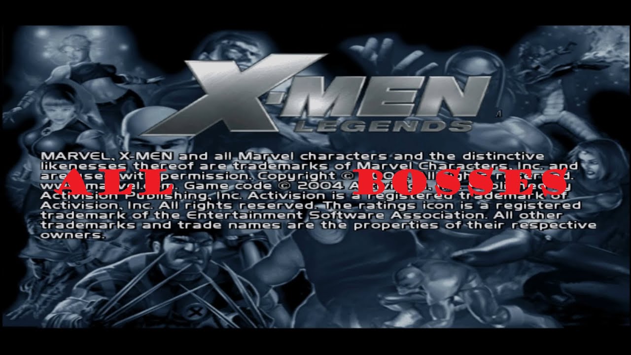 X-Men Legends (GameCube) All Bosses - YouTube
