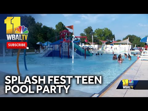 First Splash Fest Teen Pool Party of summer held Friday