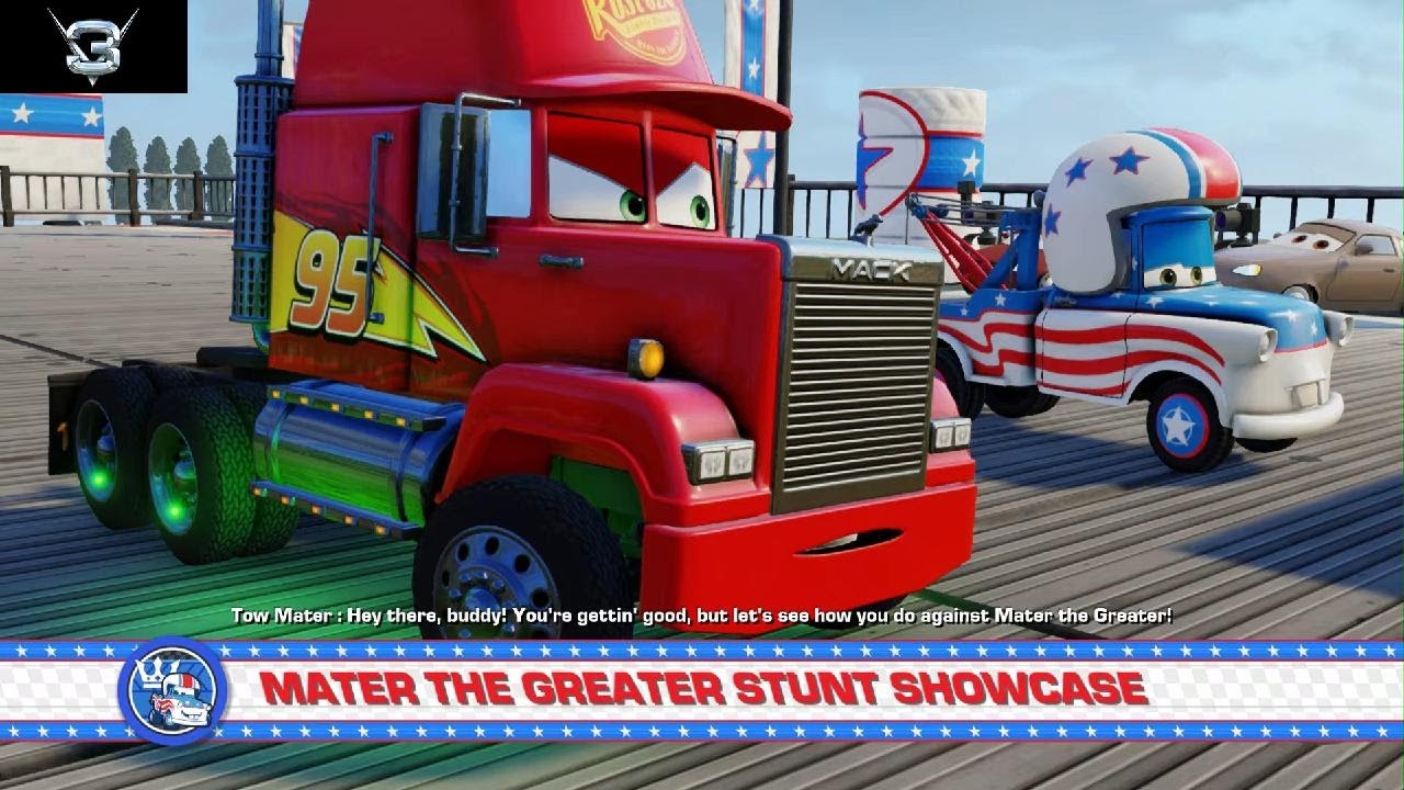 Cars 3: Driven to Win (PS5) Mack VS Mater The Greater (Medium) - YouTube