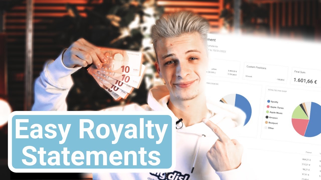 Create music royalty statements in 3 easy steps. 💫😎 #musicmoney - YouTube