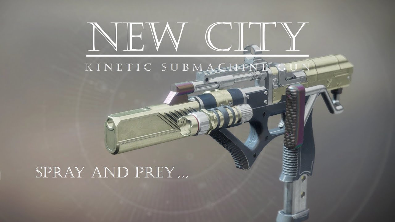 Destiny 2 - New City - 900rpm Kinetic SMG - PVP Gameplay Review - YouTube