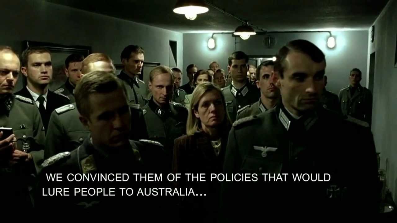 Hitler gets informed about Australia's Asylum Seeker policy - YouTube