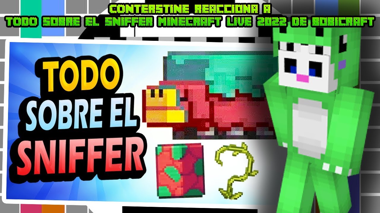 CONTERSTINE reacciona a TODO Sobre el SNIFFER - Minecraft Live 2022 de ...