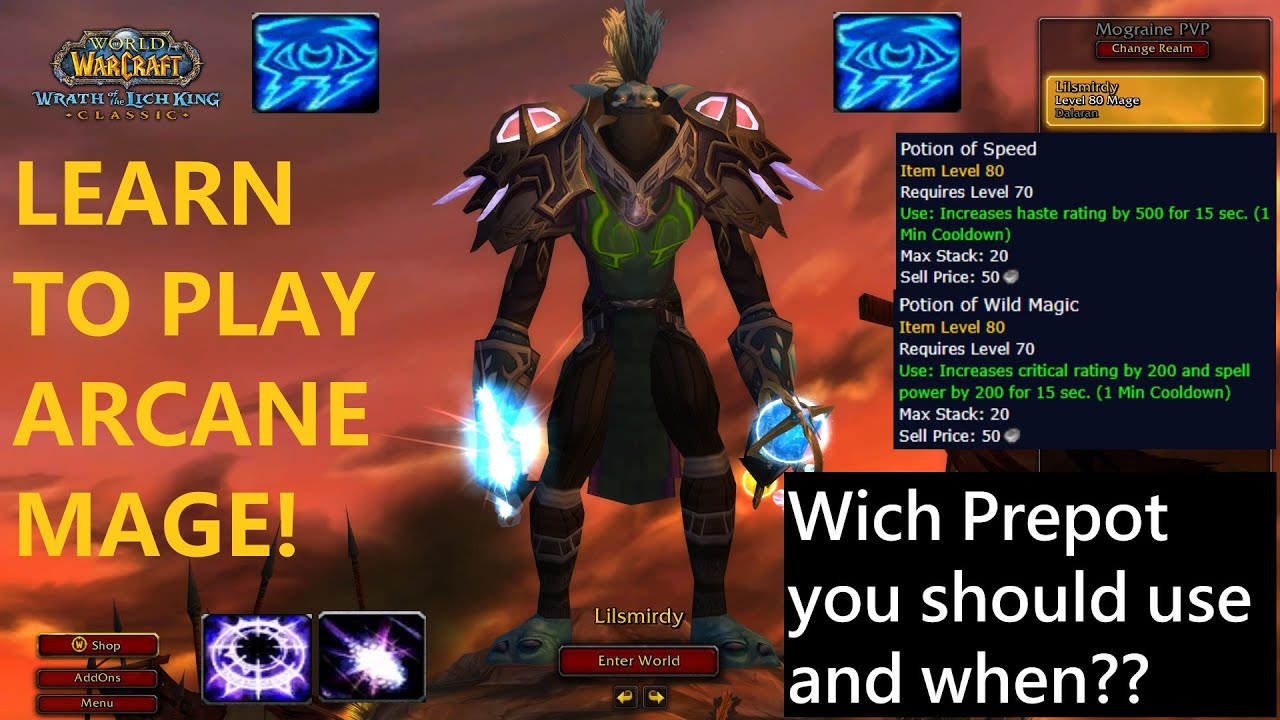 An Introduction to the Arcane Mage Spec - Opener, rotation, Tips ...