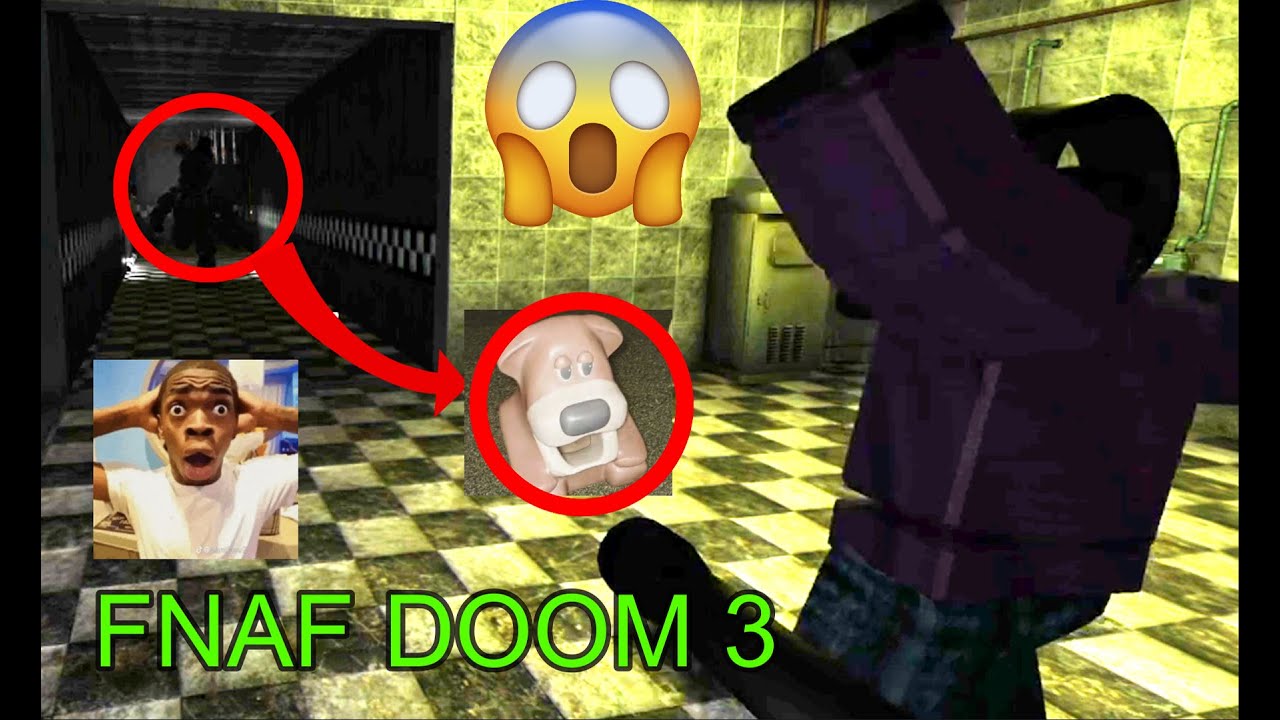 puro caos no fnaf 3 doom - YouTube