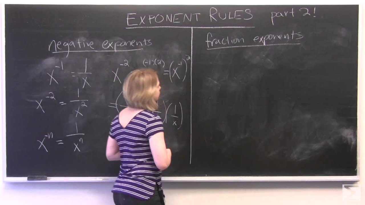 Precalculus: Exponent Rules Part 2 - YouTube