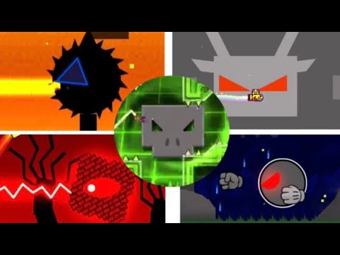 My bossfight progression (so far) in Geometry dash - YouTube
