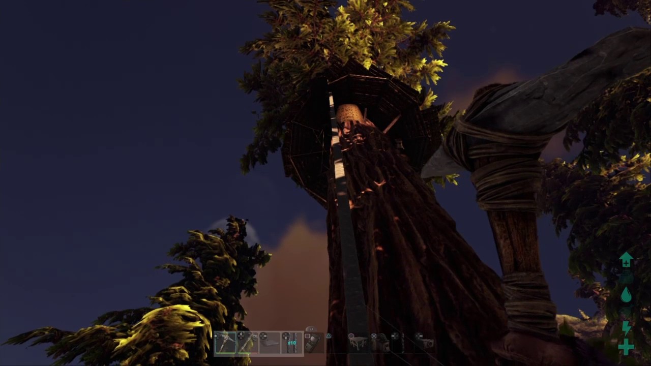 ARK Survival Evolved ( Elevator Treehouse ) PS4 / How to Cheat!! - YouTube