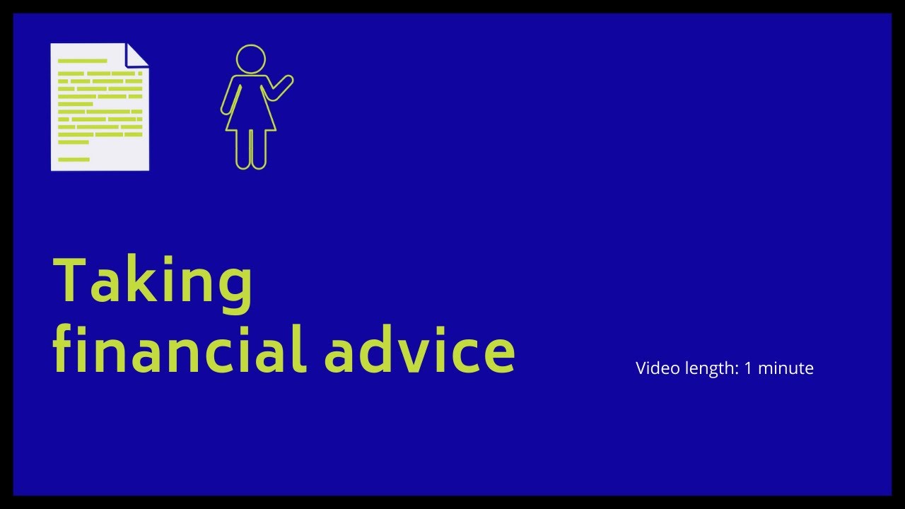 Taking financial advice - YouTube