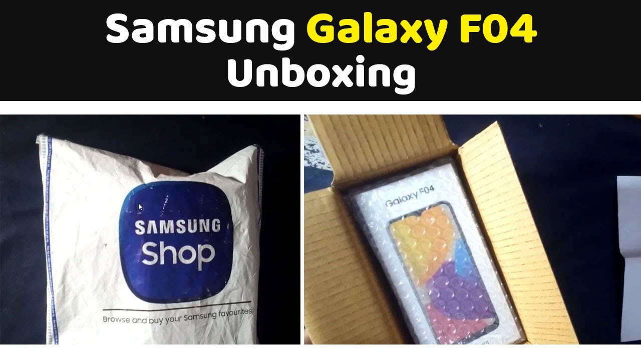 SAMSUNG GALAXY F04 UNBOXING | BASIC SMART PHONES - YouTube