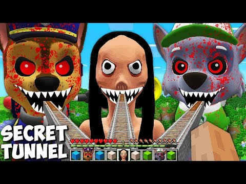 i found HORROR SCRET TUNNEL in Mincraft | Mincraft Horror | - YouTube