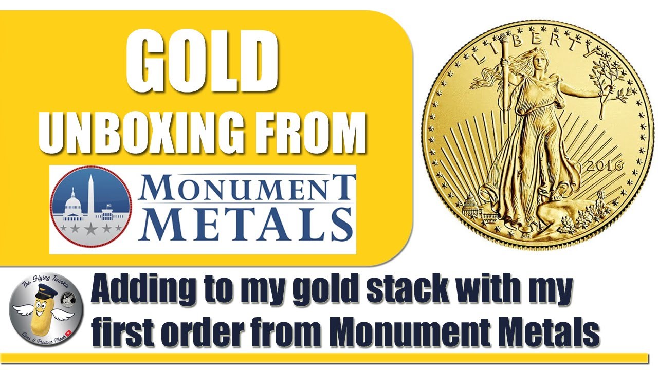 My First Order from Monument Metals: Unboxing Gold - YouTube