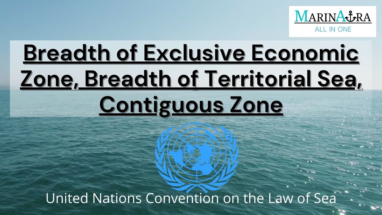 UNLCOS | Breadth of Exclusive Economic Zone, Territorial Sea ...