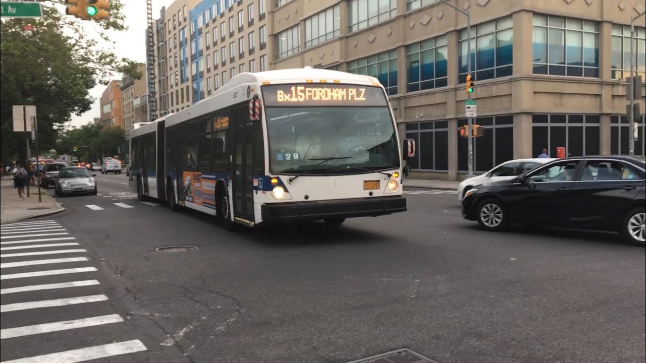 MTA NYC Bus NovaBus LFSA #5327 Bx15 LIMITED - YouTube