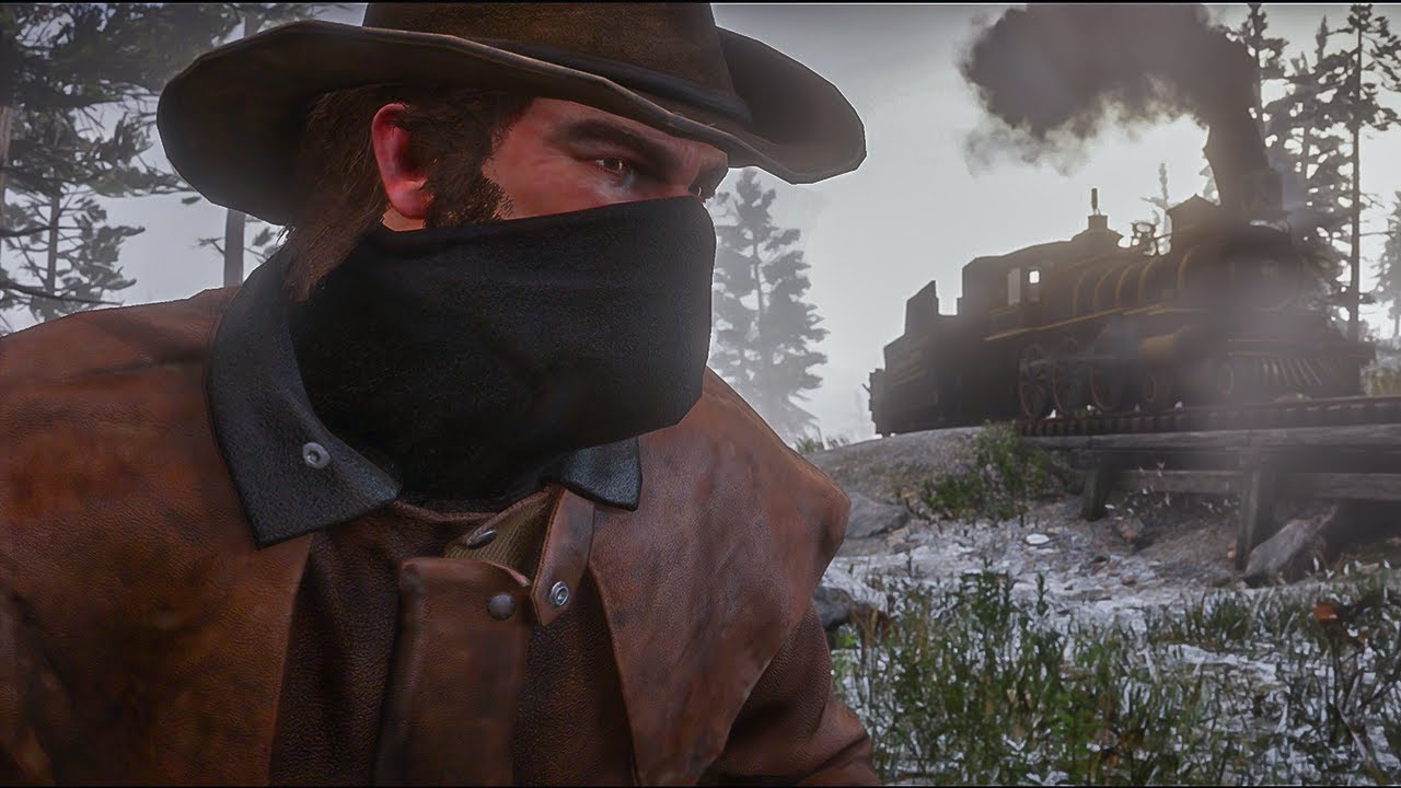 TRAIN ROBBERY || RED DEAD REDEMPTION 2(PART 4) 4K GAMEPLAY - YouTube