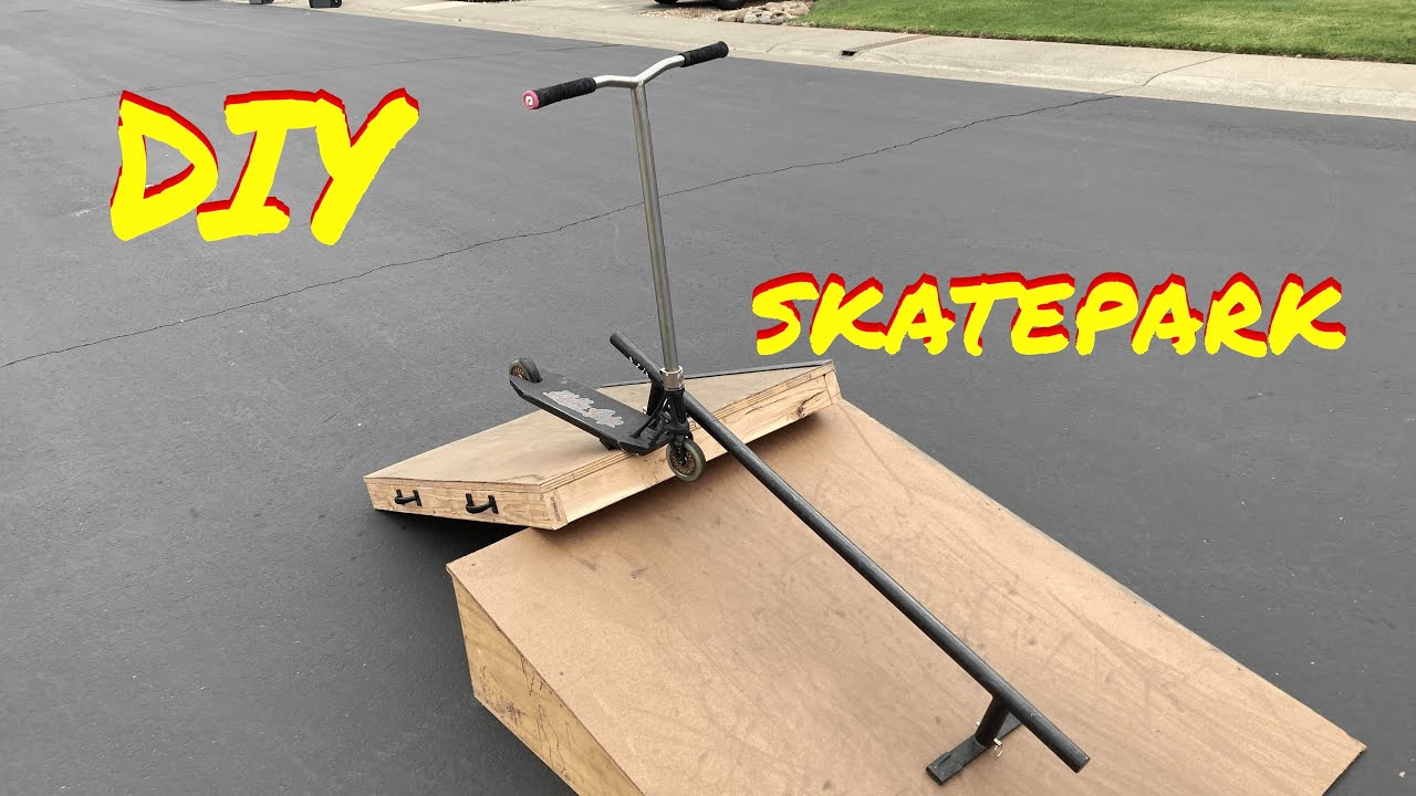 DIY SKATE PARK AT HOME!! - YouTube