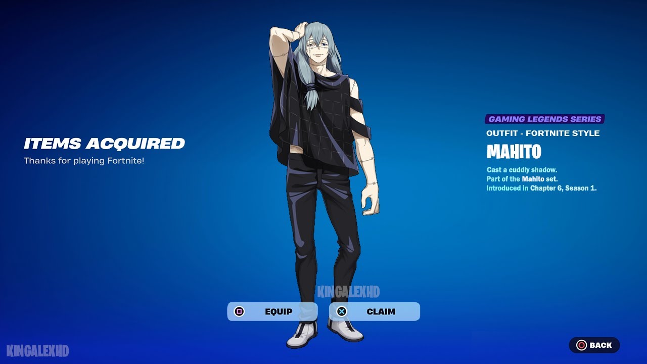 How To Get Mahito Skin NOW FREE In Fortnite (Unlocked LEGO Mahito Style ...