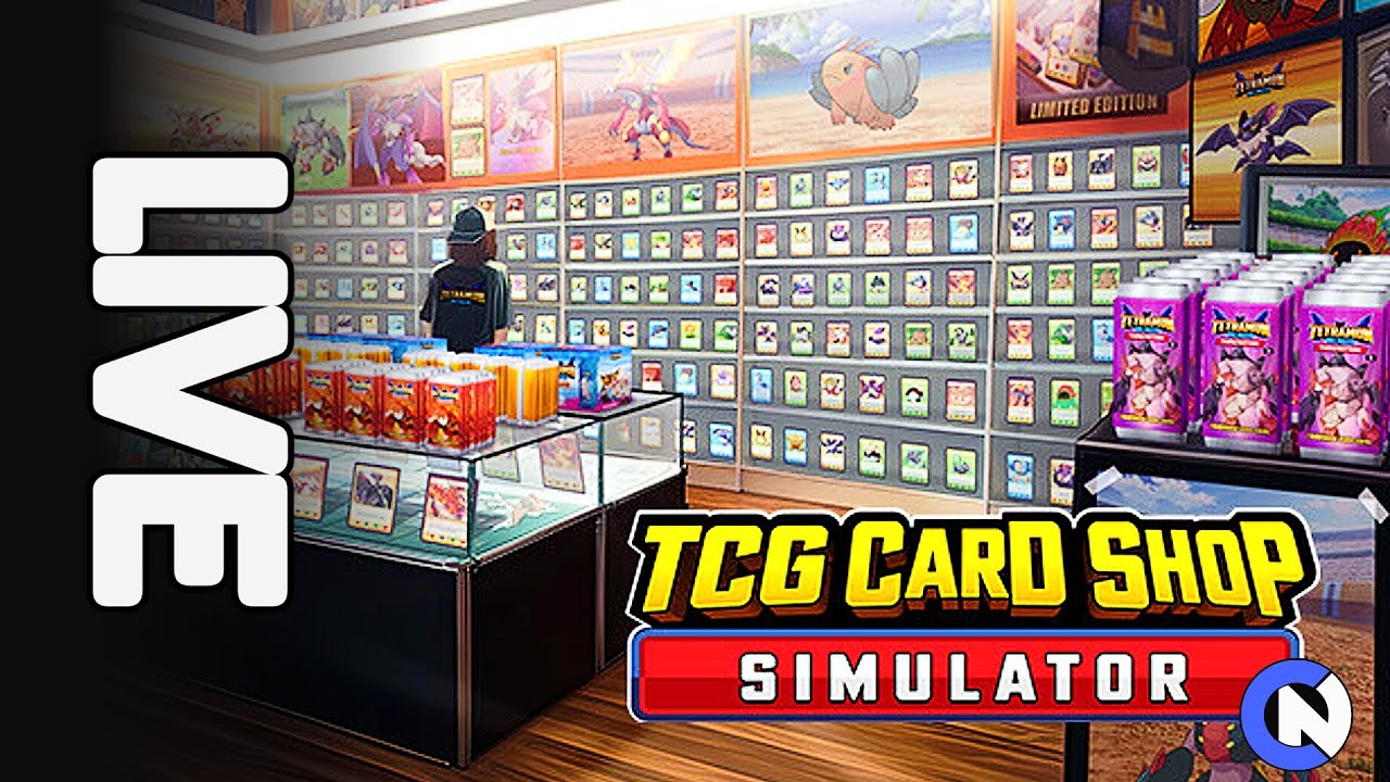 NWDLEZ builds a Card shop! TCG Card Shop Simulator Part 1 - YouTube