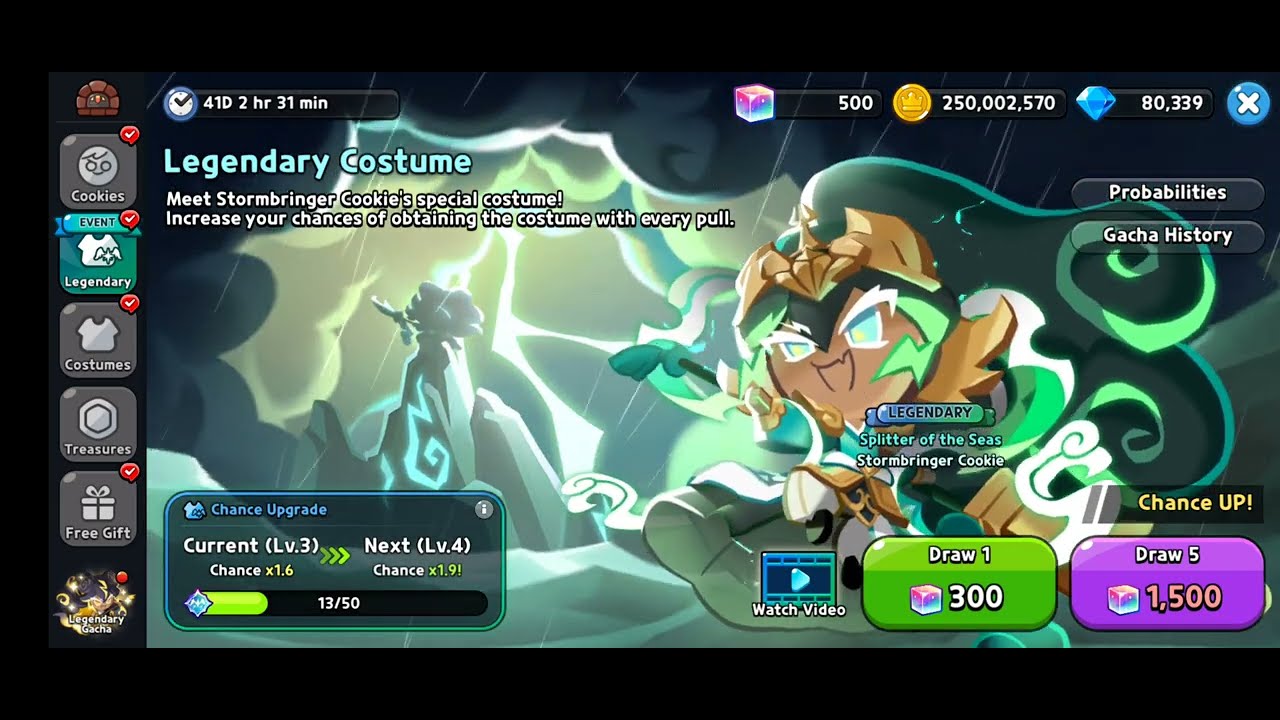 Cookie Run Kingdom OST - 'Legendary Costume Stormbringer Splitter of ...