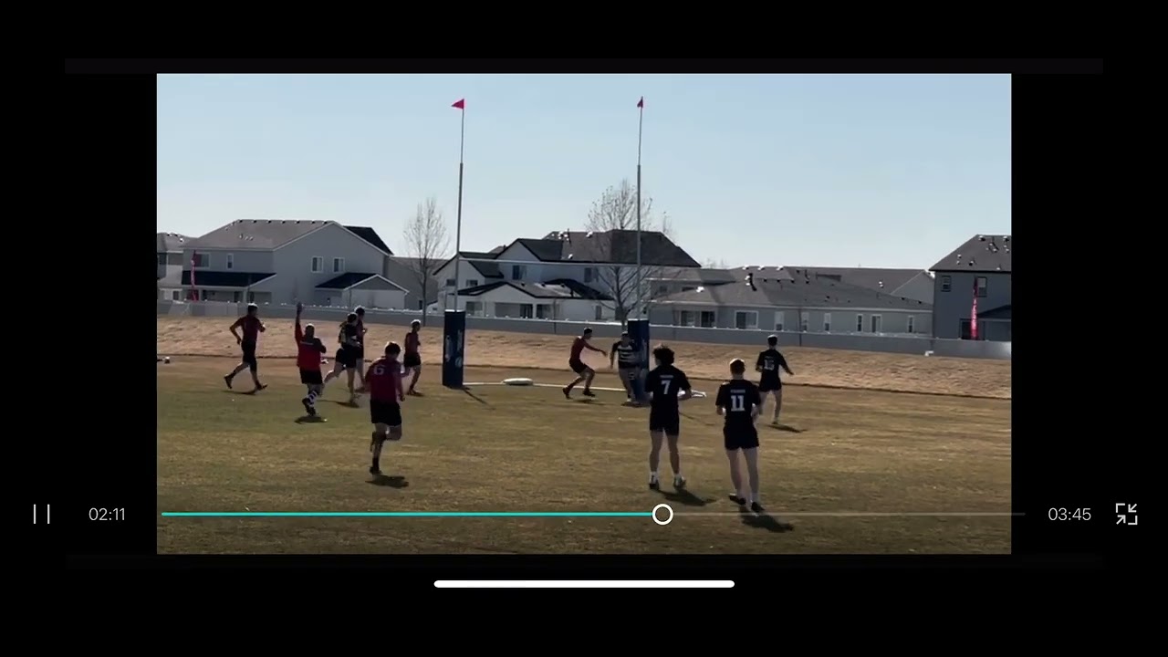 Junior season rugby highlights (inside/outside center) - YouTube