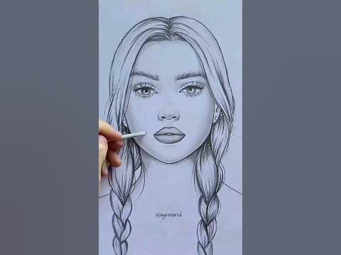 How to draw a face ️ #art #artwork #draw #drawing #sketch #anime # ...