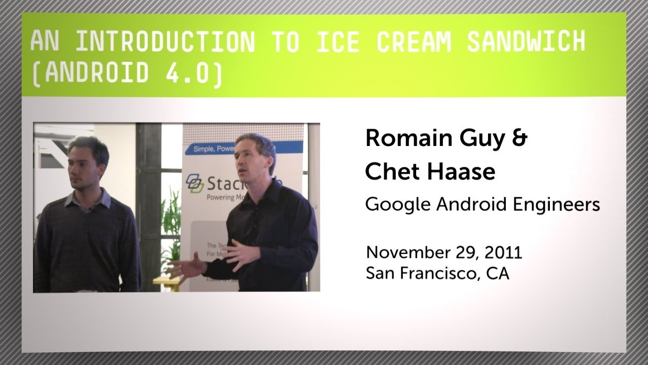 An Introduction to Ice Cream Sandwich (Android 4.0) - YouTube