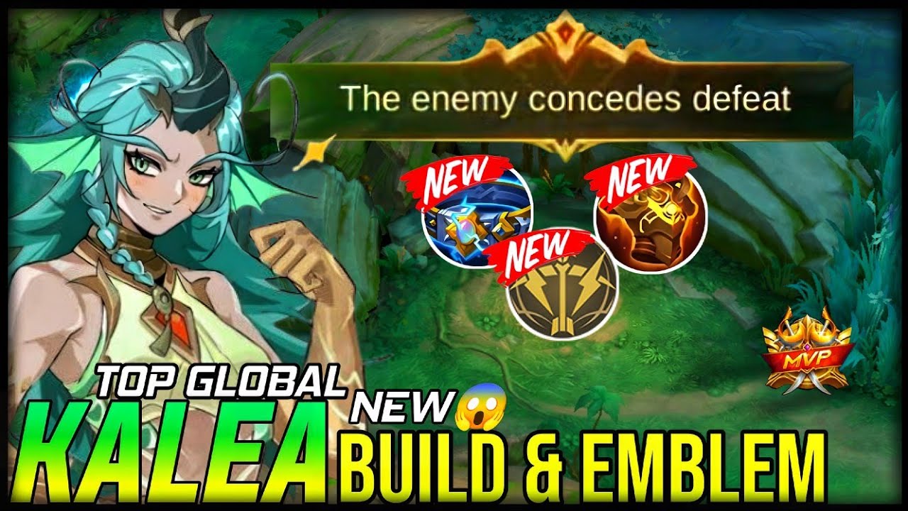 TOP GLOBAL KALEA NEW BUILD AND EMBLEM 2025 FOR ENEMY CONEDES DEFEAT ...