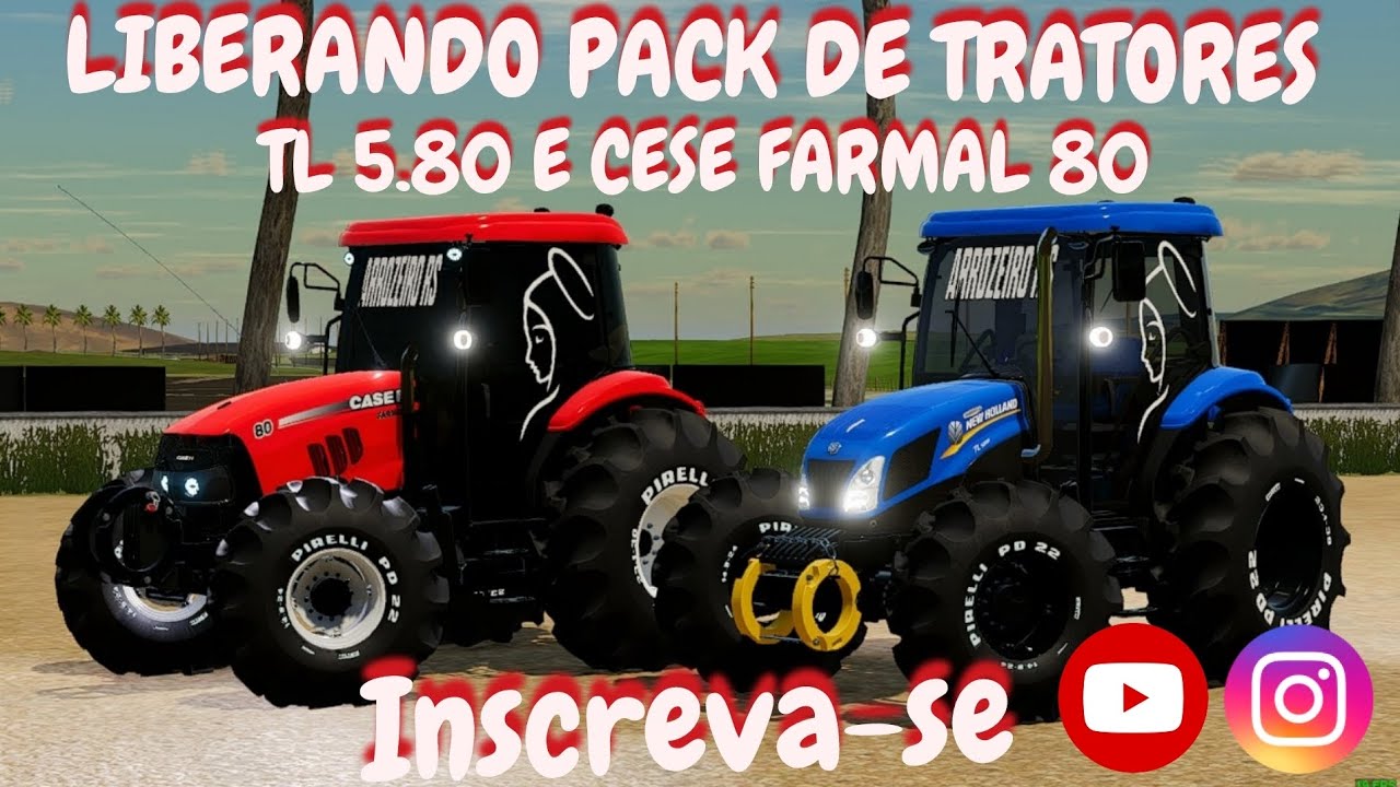 liberando Pack de tratores case farmal e TL 5.80 para Pc - farming ...