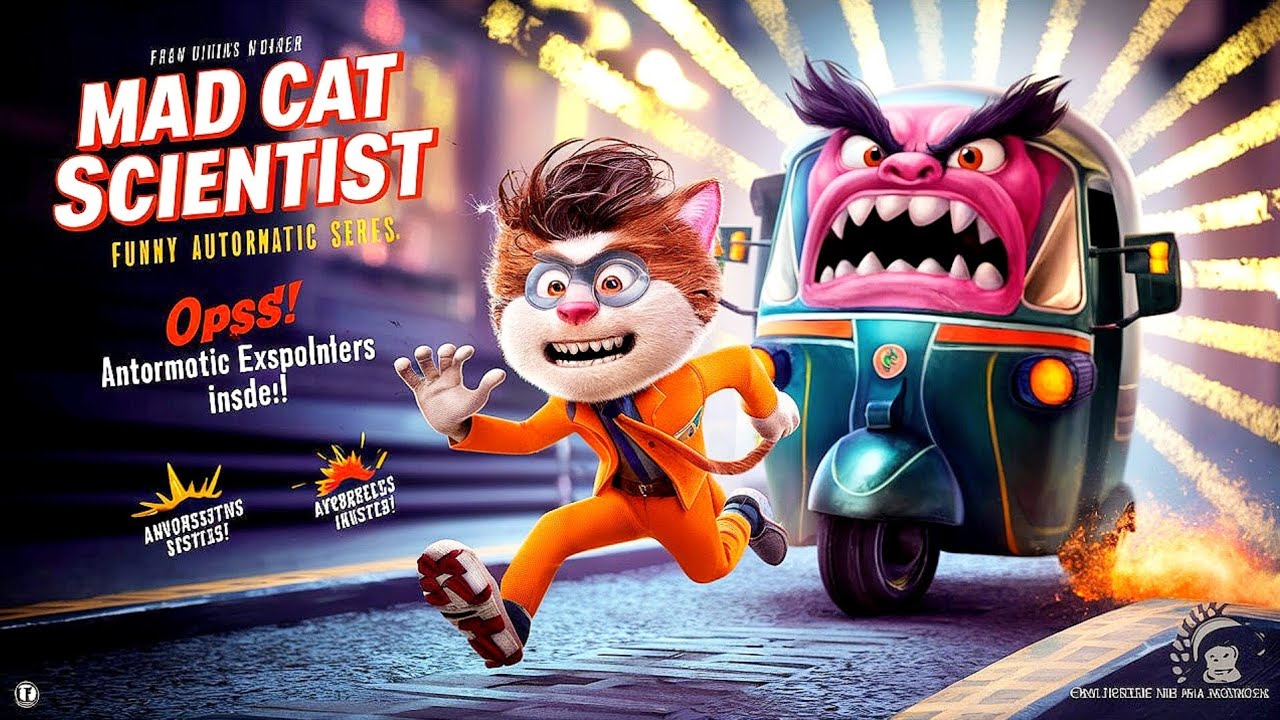 [Mad Cat Scientist 🥴😽] series episode 62 #cats #cat #cutecat #aicat # ...