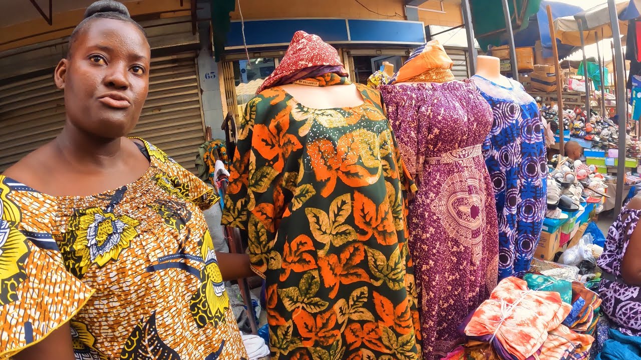 Togo's Biggest Market: Assigame Market in Lomé - YouTube