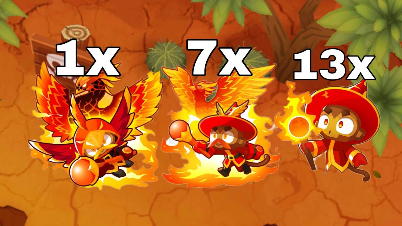 Btd6 1 wizard lord phoenix vs. 7 summon phoenixes vs. 13 dragon's ...
