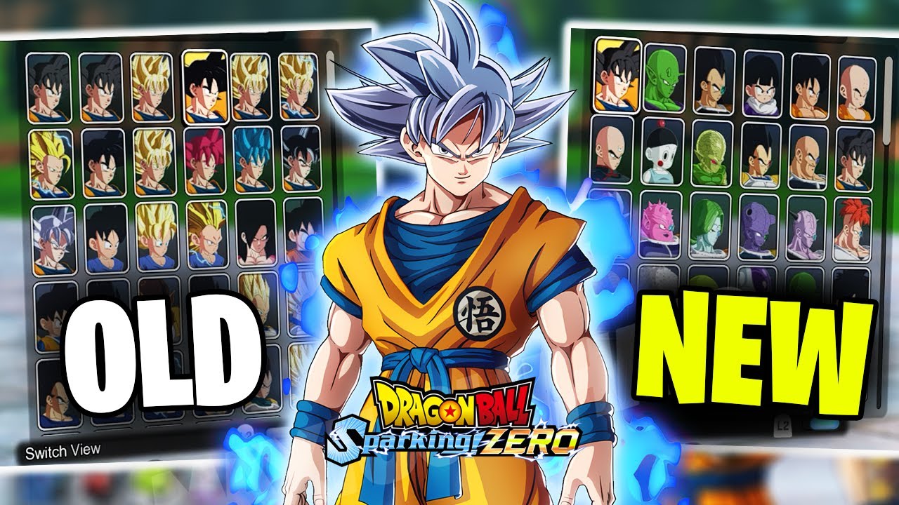 NEW Character Selection Screen! | Dragon Ball Sparking! Zero - New ...