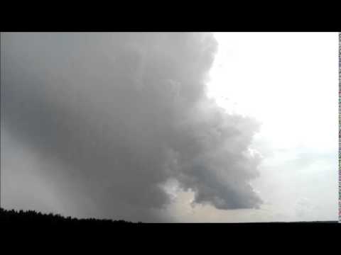 Storm splitting June 14th 2015 - YouTube
