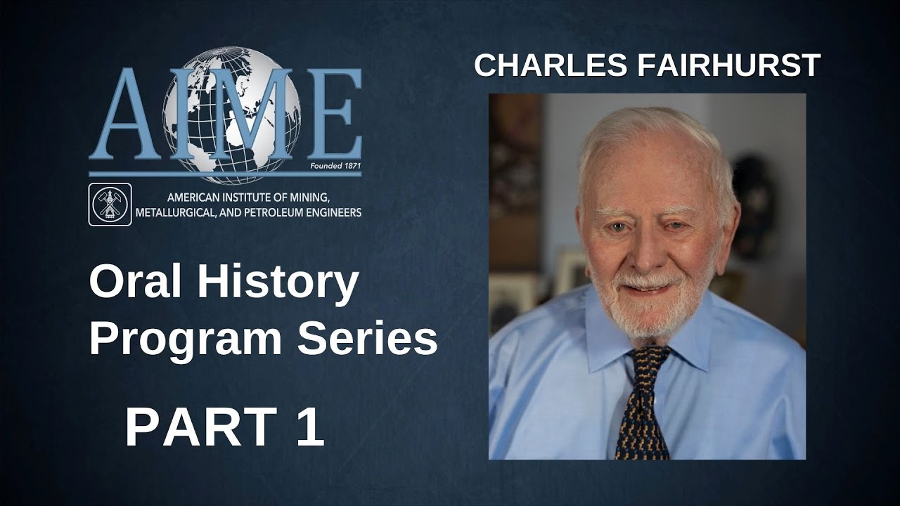 Charles Fairhurst: Series of Serendipitous Encounters - Part 1 - YouTube