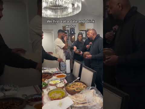 HOW MY FAMILY ENJOYS RAMADAN DINNER! #shorts