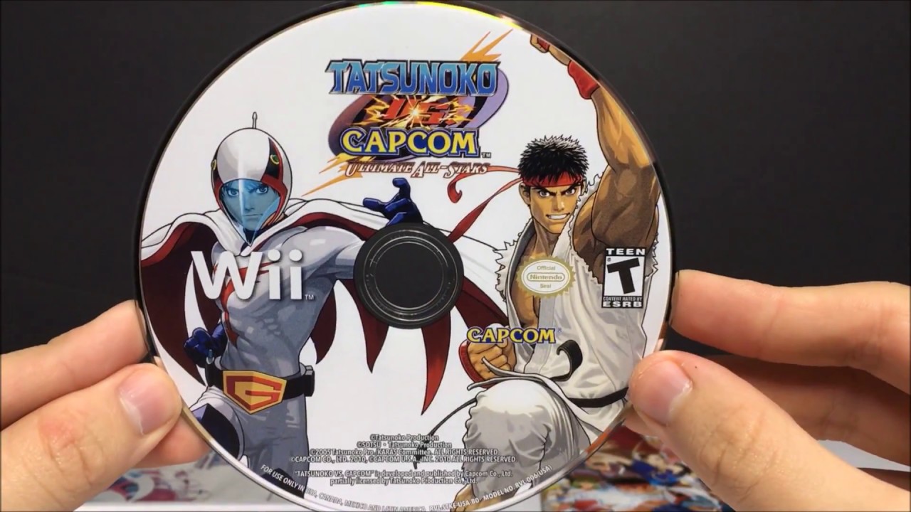 Unboxing: Tatsunoko Vs Capcom Wii (USA Version) - YouTube
