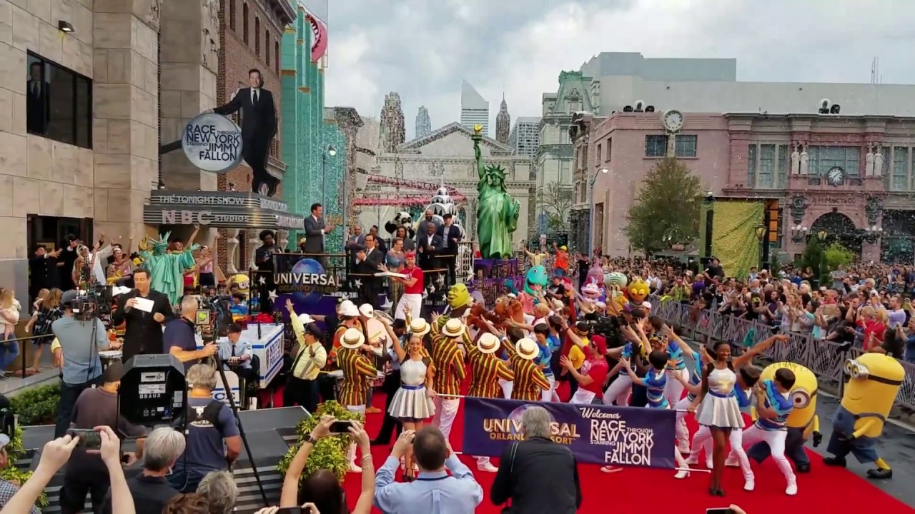 Race Through New York Starring Jimmy Fallon Grand Opening Celebration ...